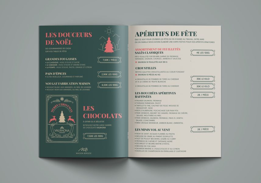Livret de Noël Maison Bergese 2024 – Capsule communication, studio de ...